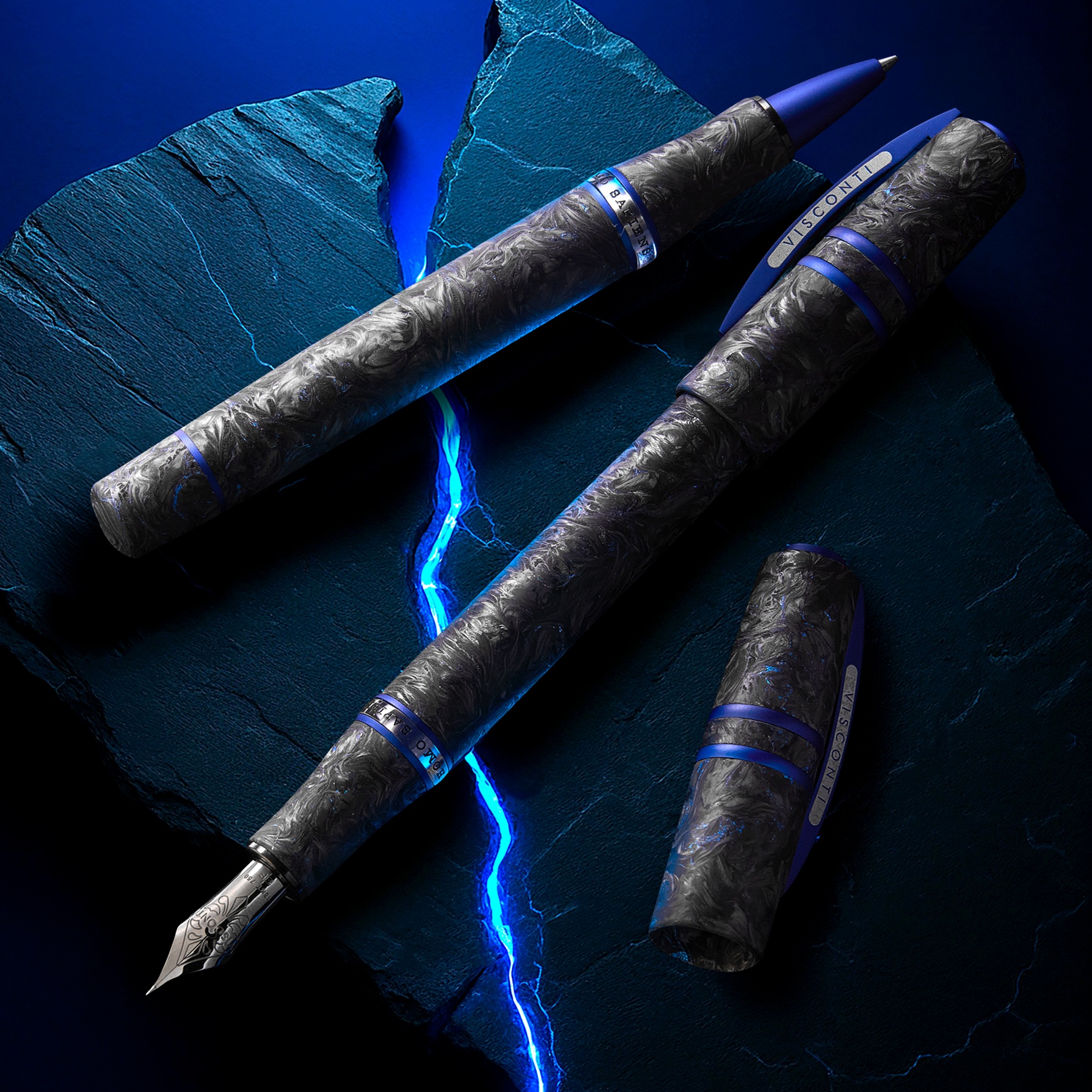 Visconti Homo Sapiens Carbon Abyssus LE Füllfederhalter - Vulpen / Fountain pen | Appelboom.com